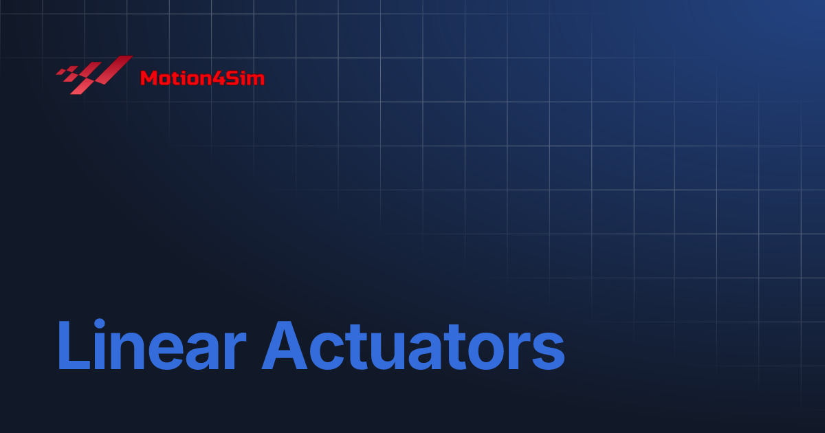 Linear Actuators | Motion4Sim Controller