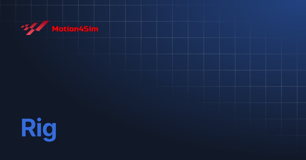 Rig | Motion4Sim Controller