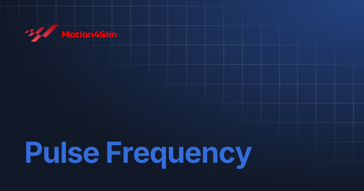Pulse Frequency | Motion4Sim Controller